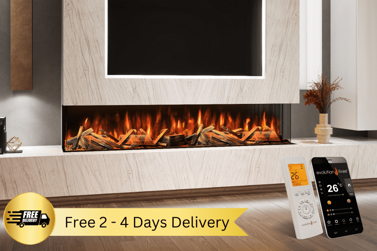 Advance Series 2000 Media Wall Electric Fireplace | Evolution Fires | Evolution Fires