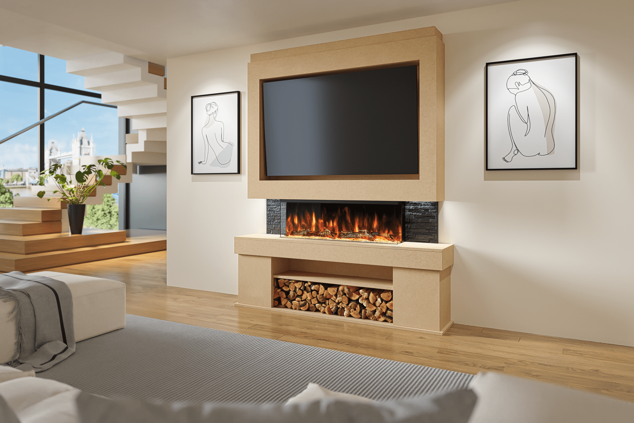 How to Create a Perfect Media Wall with a Fireplace | Evolution Fires
