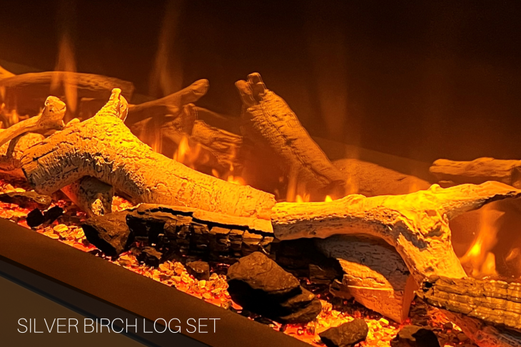 Evolution Evervue Series 60 - LCD Real Flame Electric Fireplace (APP ...