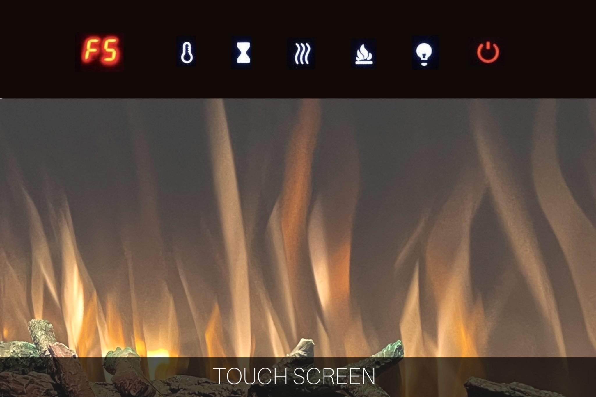 Evolution Fires Alpha - Wall Mounted Electric Fireplace | Evolution Fires