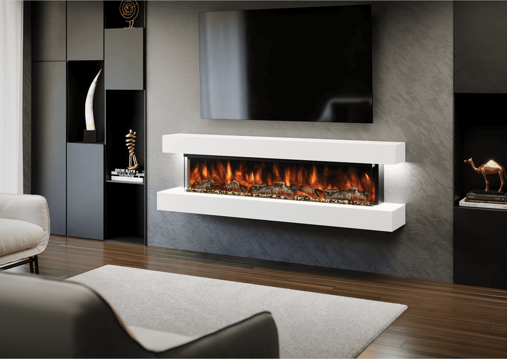 Evolution Fires Studio 6 – 72 Inch Wall Mounted Electric Fireplace ...
