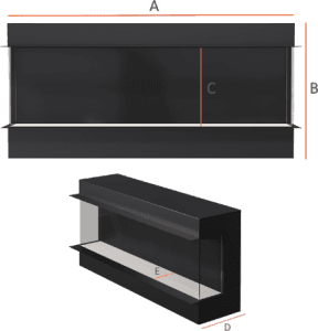 Evolution Evervue Series 60 - LCD Real Flame Electric Fireplace (APP ...