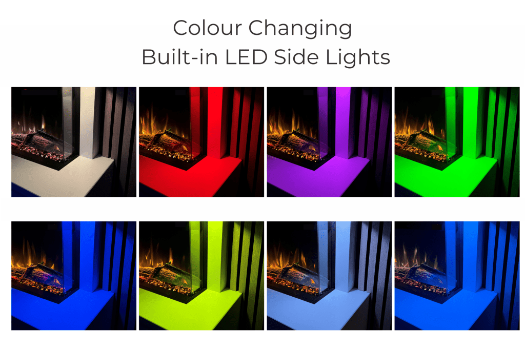 Spectrum Series 50" Media Wall Electric Fireplace | Evolution Fires ...