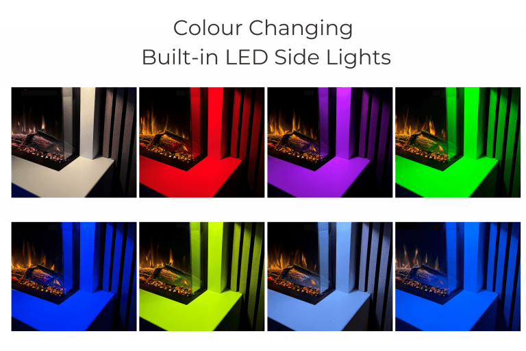 Spectrum Series 60" Media Wall Electric Fireplace | Evolution Fires ...