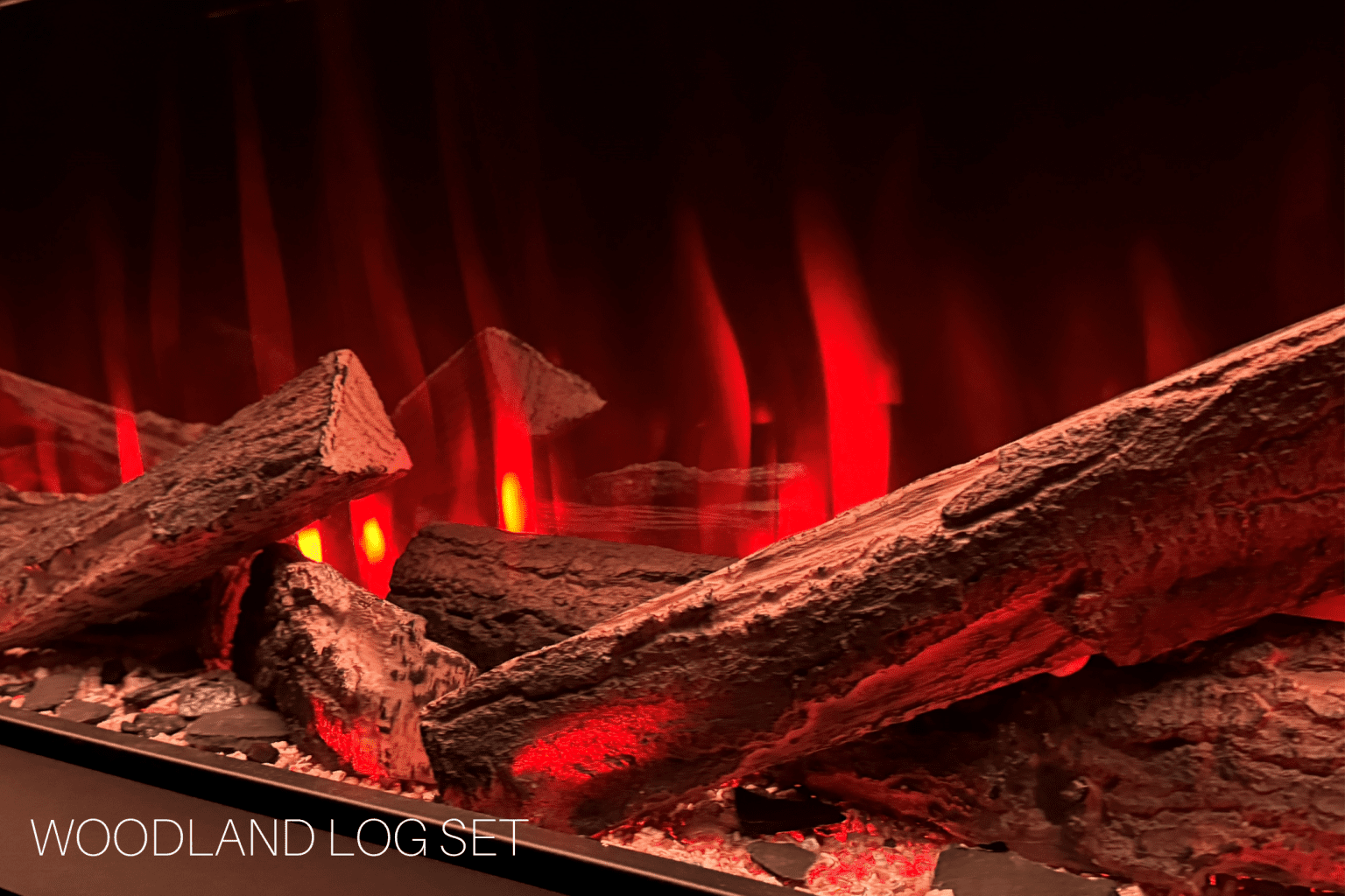 Evolution Evervue Series 72 - LCD Real Flame Electric Fireplace (APP ...